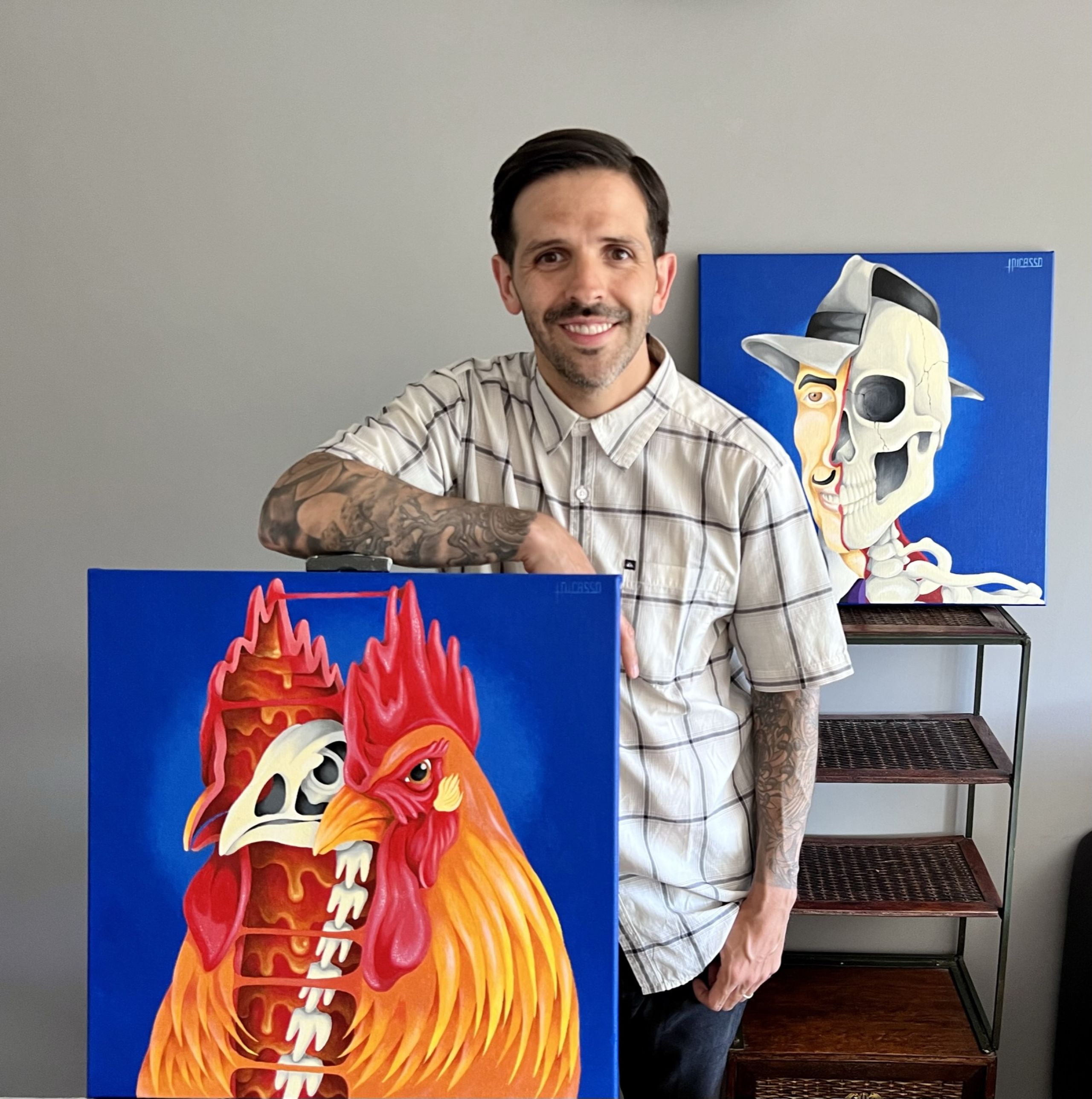 Luis Pedro Picasso's anatomical paintings are an explosive combination ...