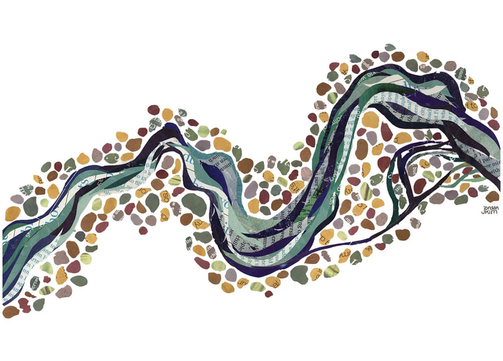 Jordan Kim's wholesome paper collages made out of junk mail and ...