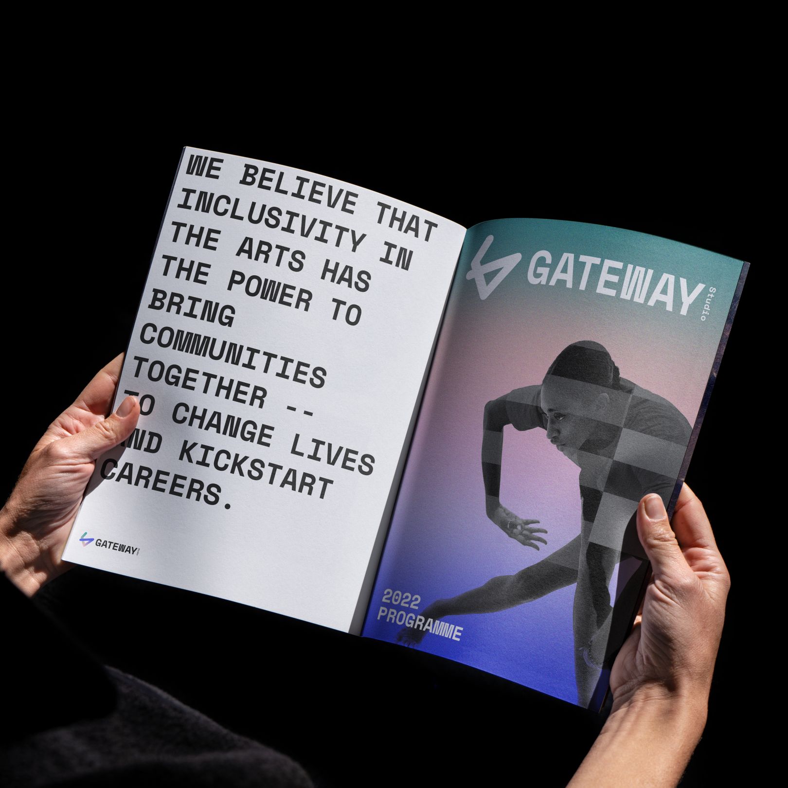 OGRE balances dance, colour and light in an expressive identity for a ...