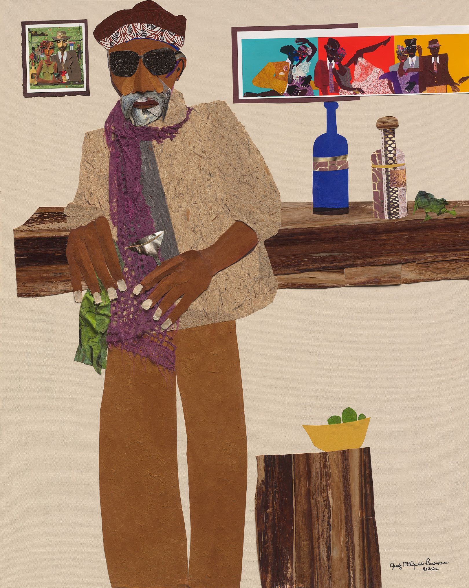 Judy Bowman’s world of collage celebrates the African American ...