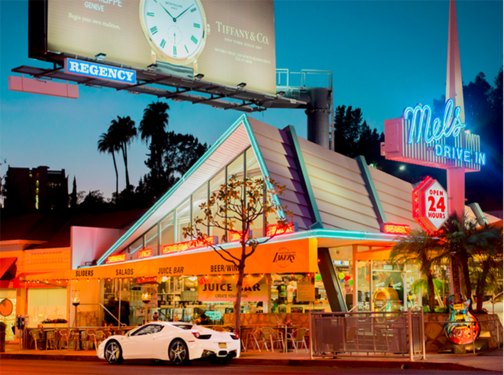 The beautiful context of parked cars and their surrounding architecture ...