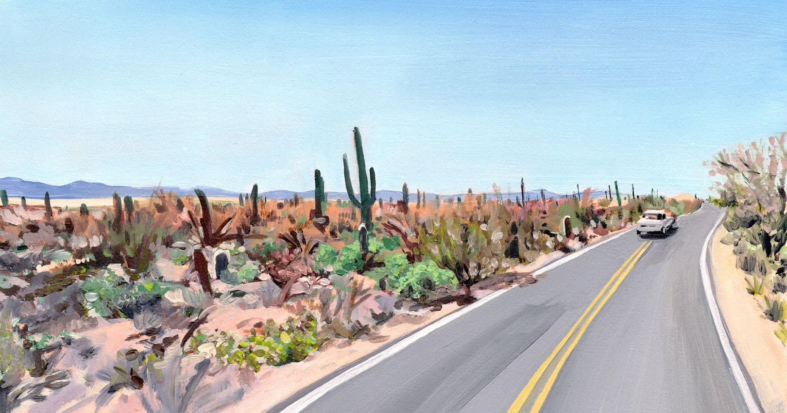 Alice Tye's latest Street View-inspired paintings take us on a virtual ...