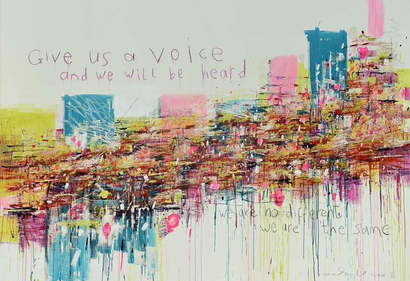 I Am Not A Child: Artist helps to raise awareness of mental health in ...