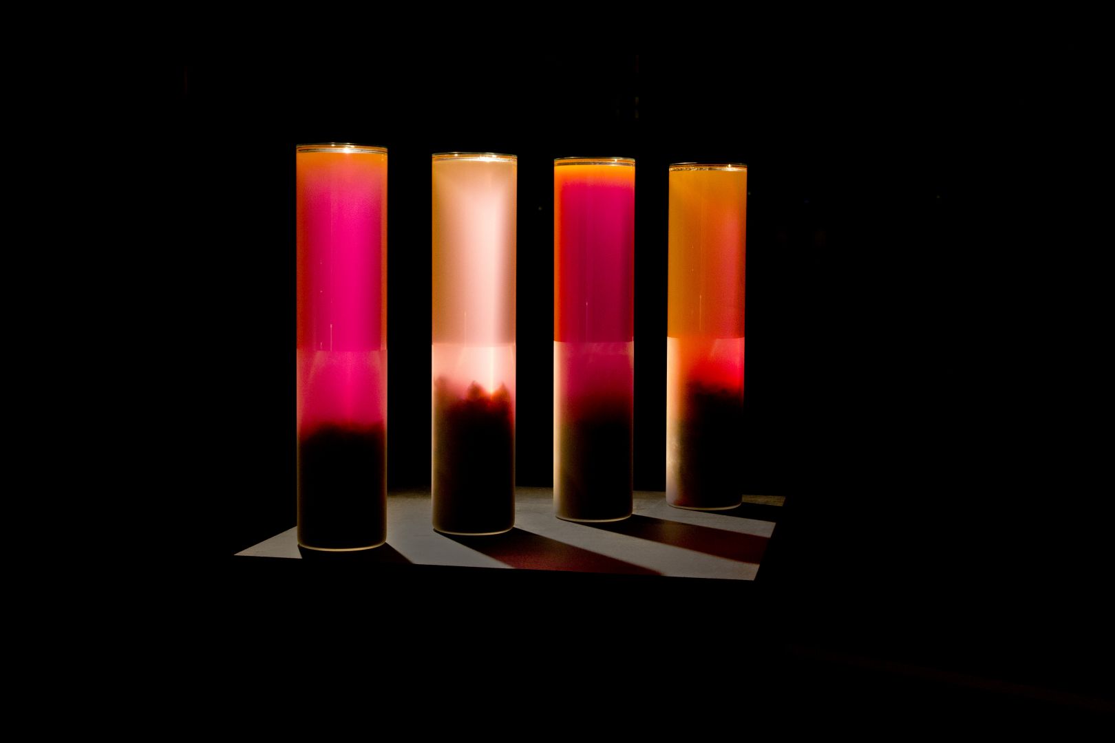 Estuary installation at Fluid Matter exhibition showcases fluorescent ...