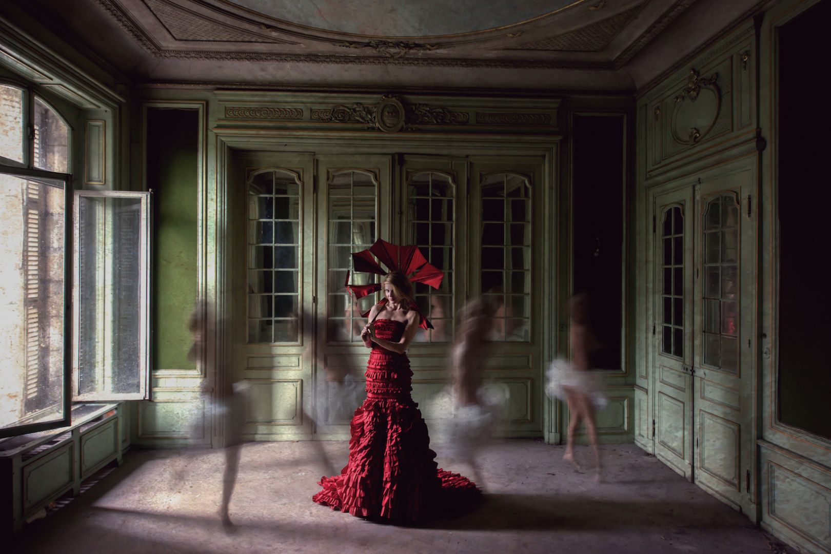 All Is Not Lost: Artist contrasts female beauty with abandoned ...