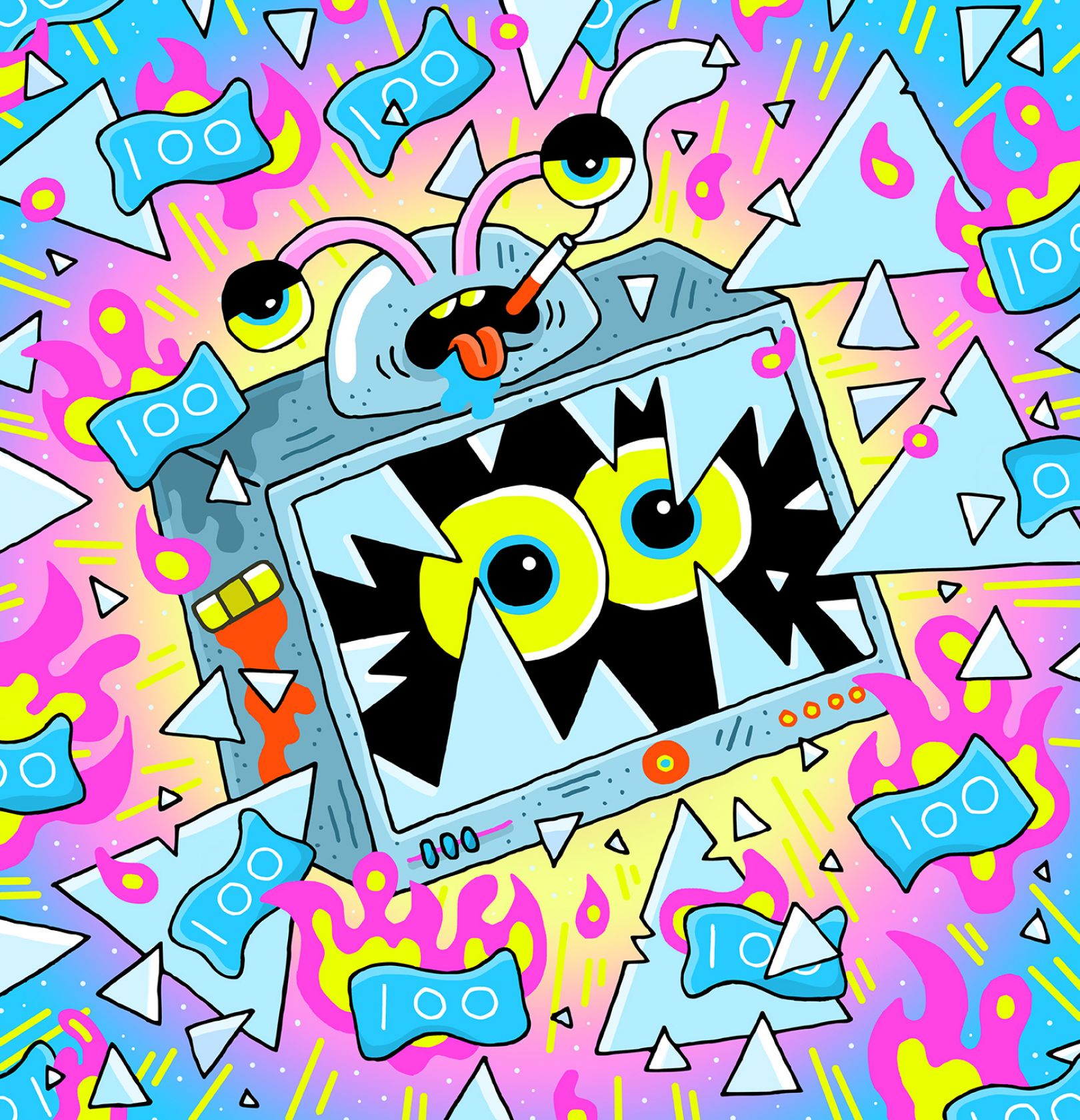 Sam Taylor's gritty, bold and purposefully silly illustrations ...