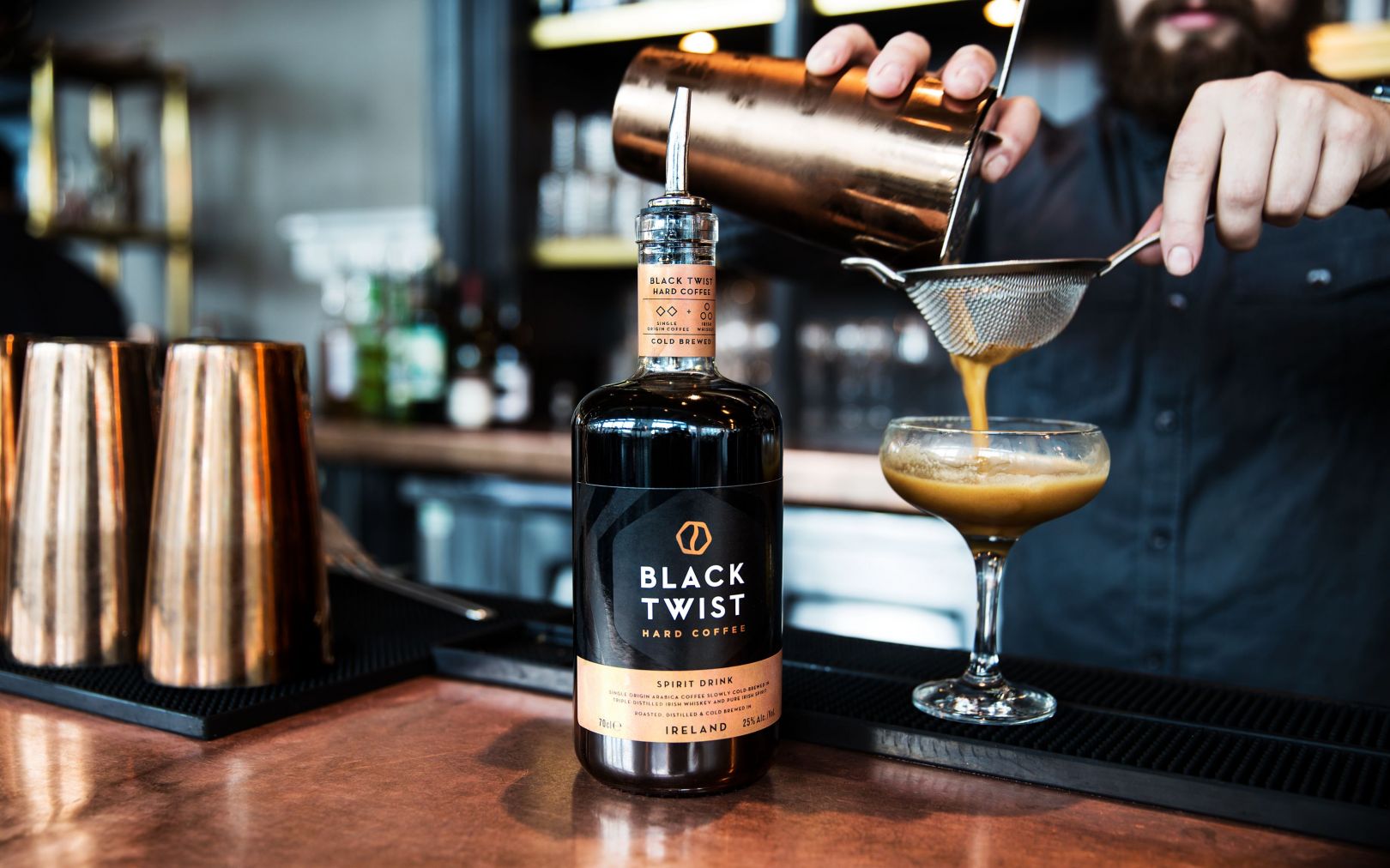 Coffee with a twist: Robot Food creates hard hitting identity for Black ...