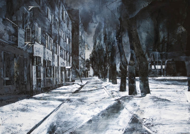 Dark Memories: Artist paints bleak but appealing city and landscapes ...