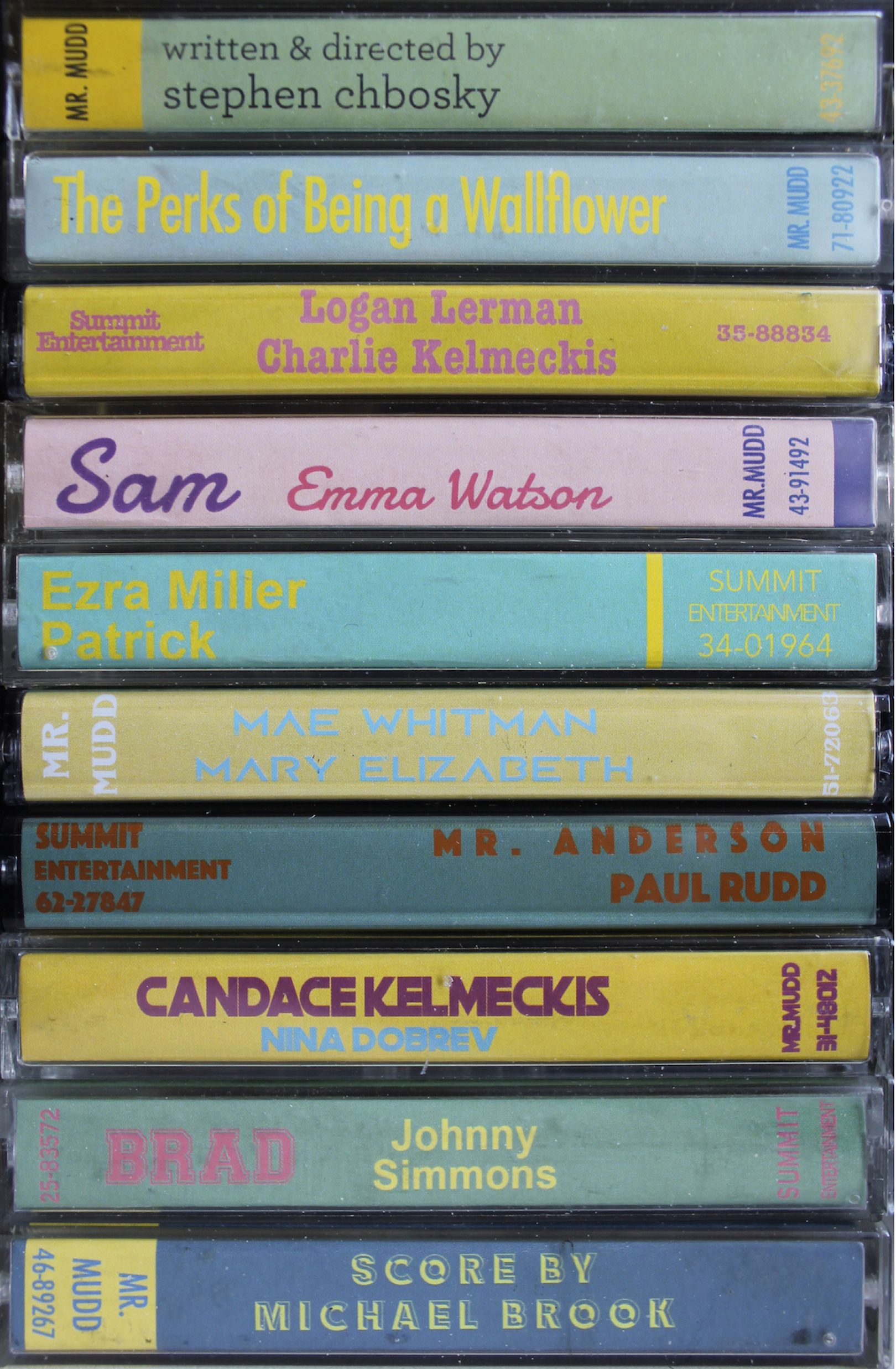 Film and television posters reimagined as stack of retro tapes ...