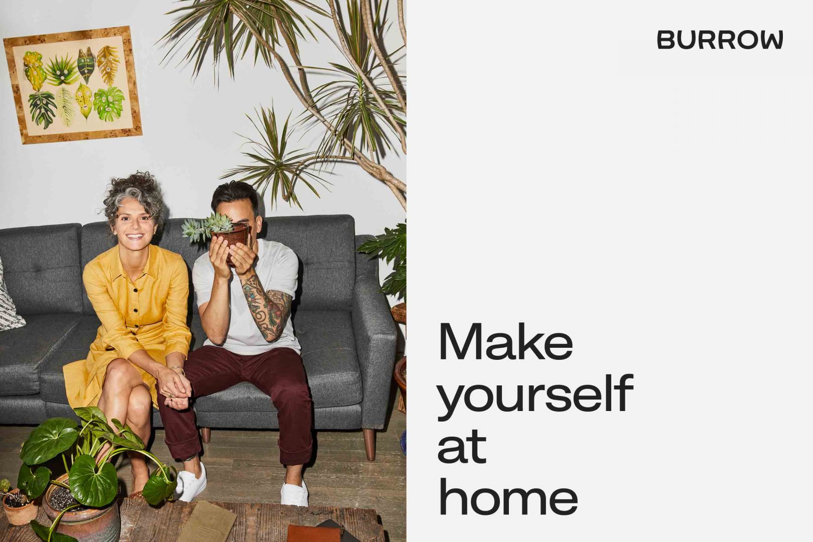 Placeholder’s mid-century inspired typeface for furniture brand Burrow ...