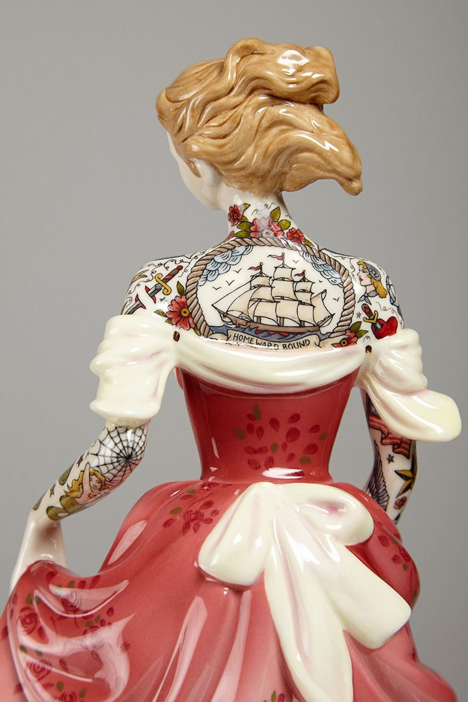 Innocent and traditional porcelain dolls that become modern day painted ...