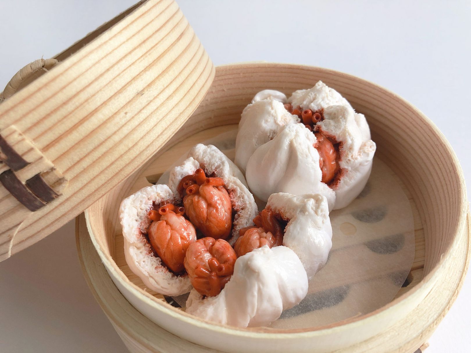 Cute but creepy mini sculptures of Dim Sum that explore the common ...