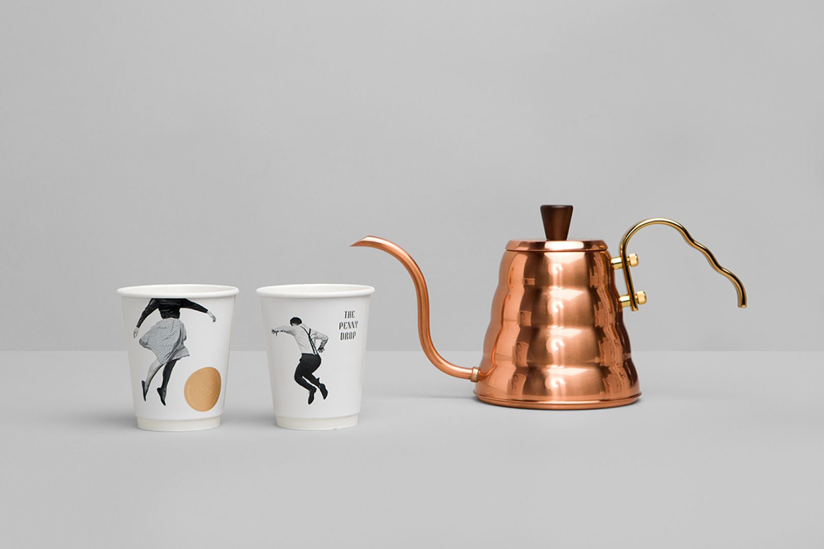 Retro inspired branding for The Penny Drop Cafe by Pop & Pac | Creative ...