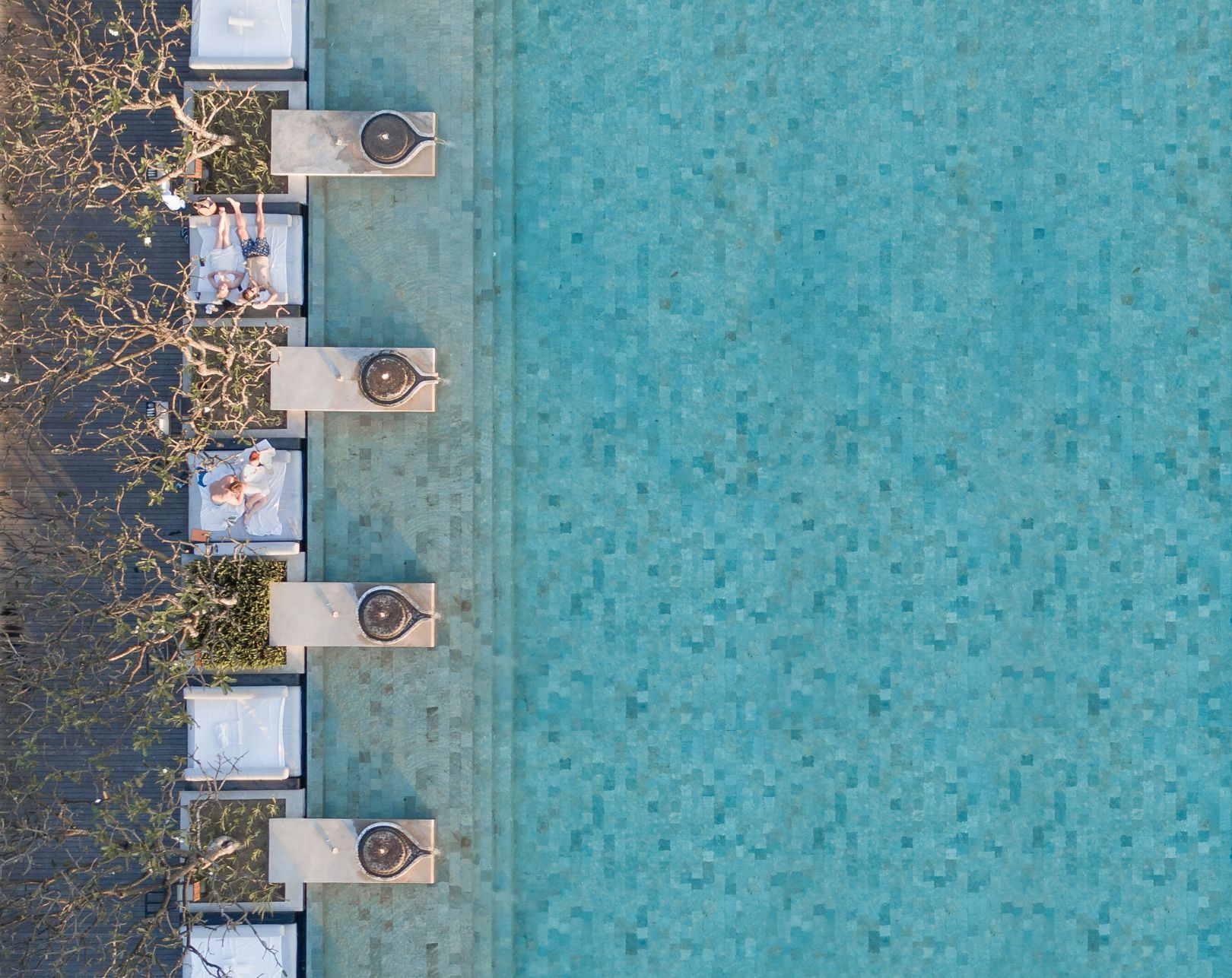 The beauty of swimming pools captured from above by aerial photographer ...