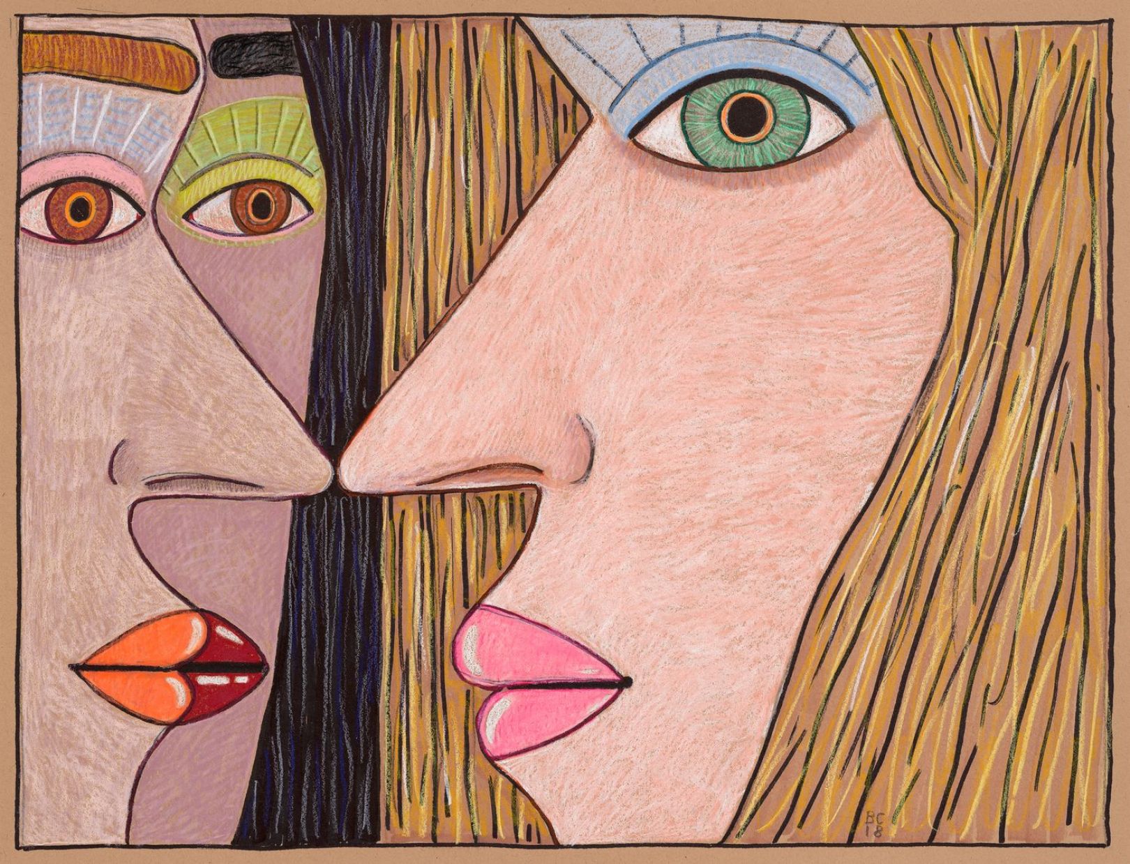 Brian Calvin's latest paintings of Californian youth dazzle in pastel ...