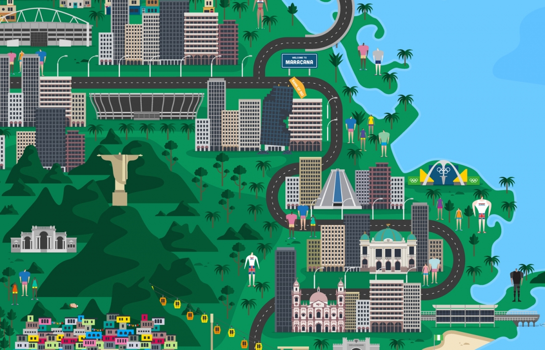 Online map designer - molizip