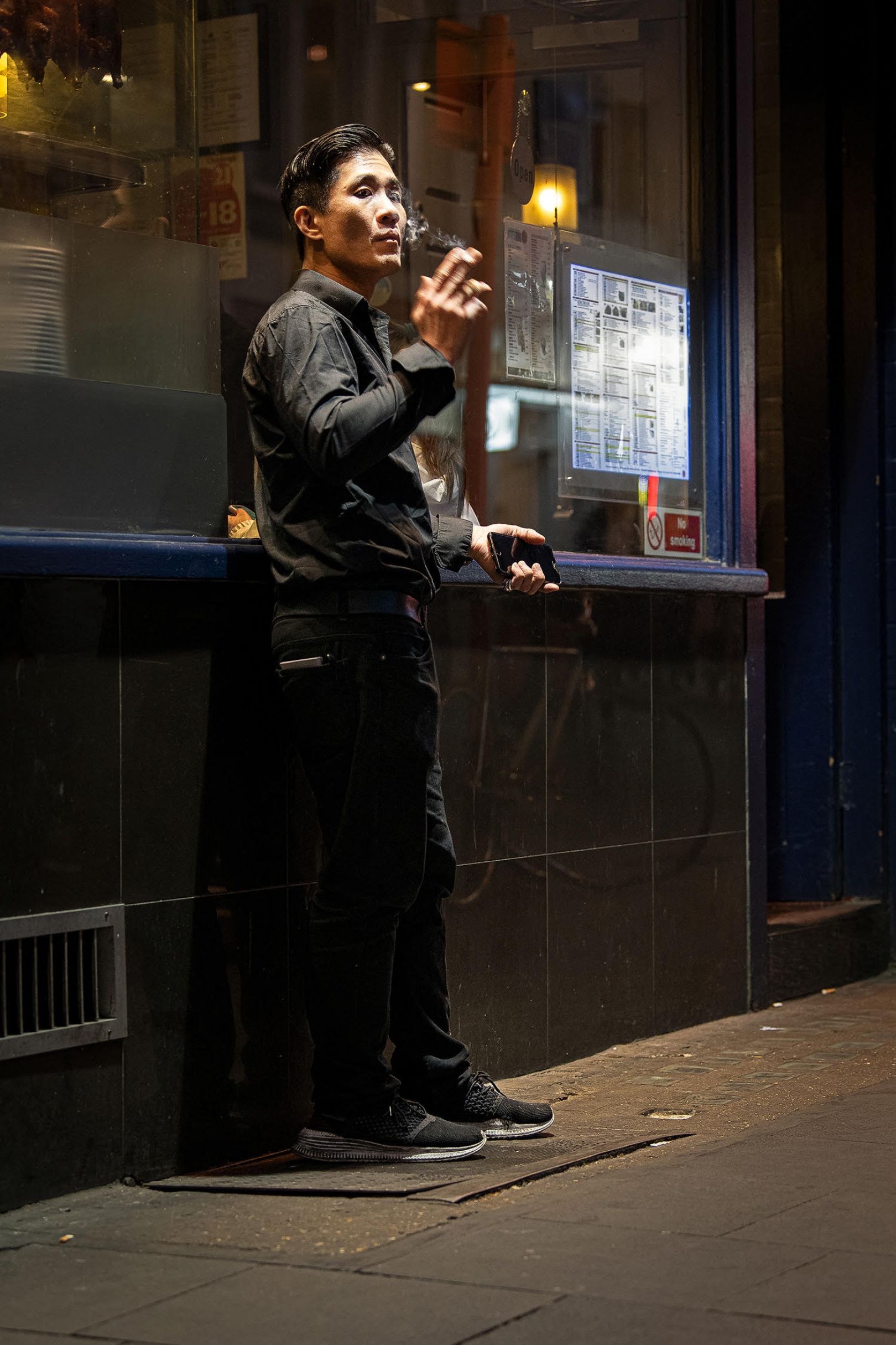 Photographs of 'smoking chefs' found in the back alleys and doorways of ...