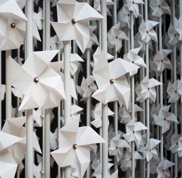 The Wind Portal blows up 5,000 windmills at London Design Festival ...