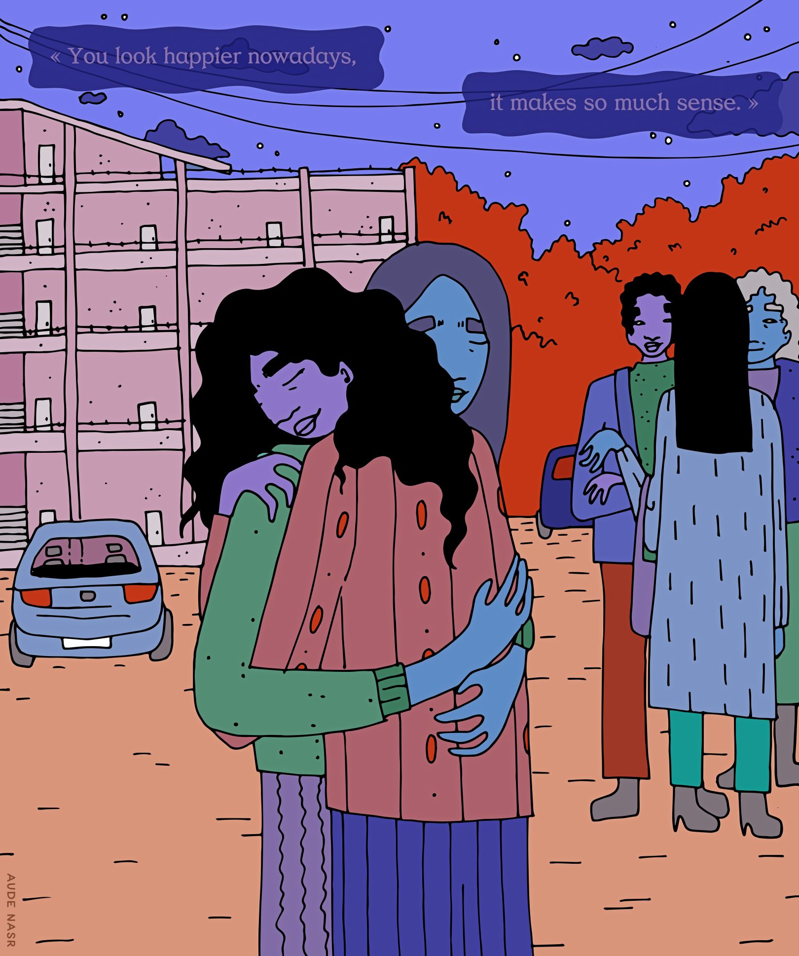 Illustrator Aude Nasr captures the plurality of queer identities in ...