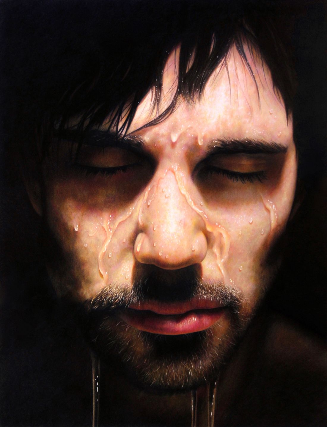Jesse Lane draws incredible hyperrealistic portraits of people "After ...