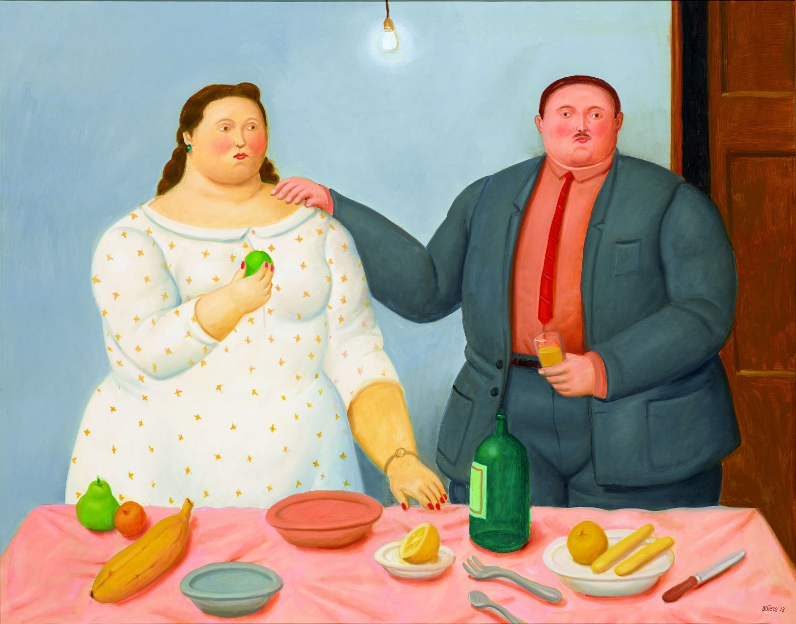 Larger than life: Satirical scenes by Colombian artist Fernando Botero ...