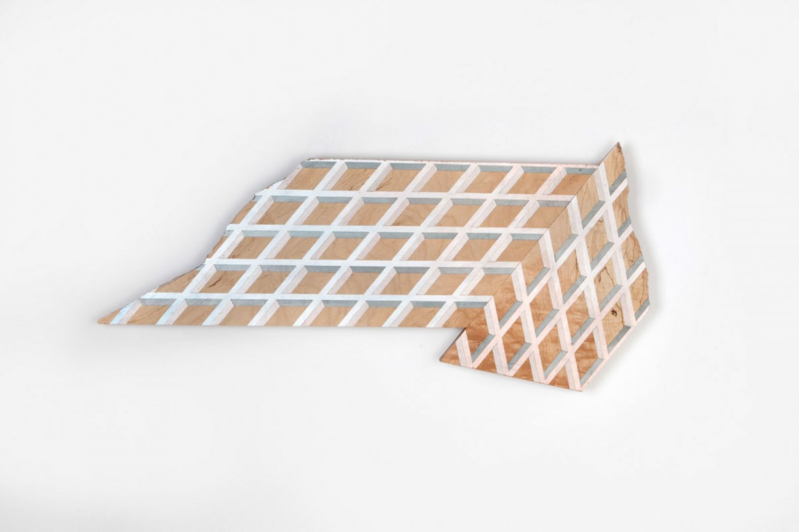 Salvaged discarded tree trunks transformed into beautiful geometric ...