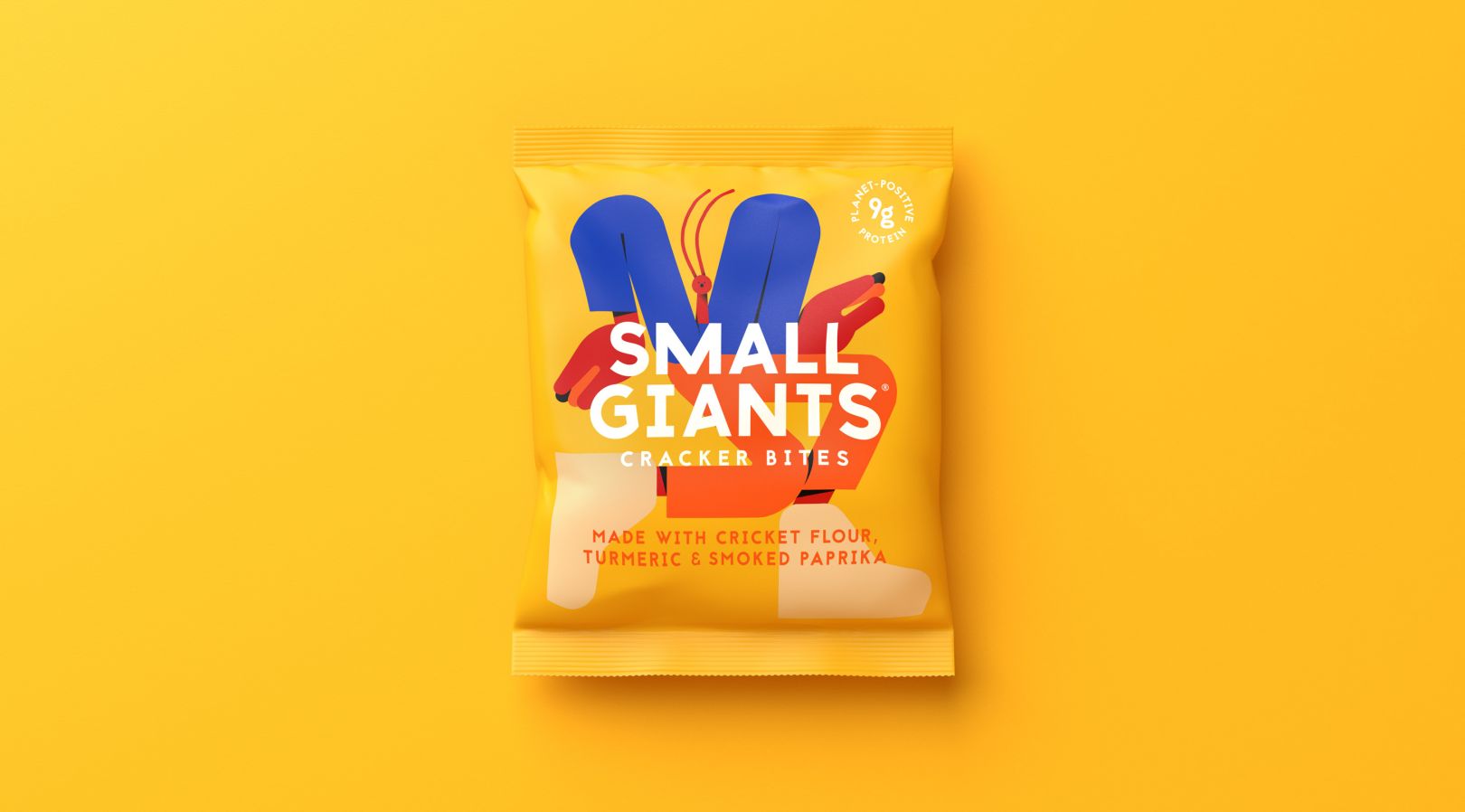 Midday's new identity for Small Giants makes insect snacking more ...