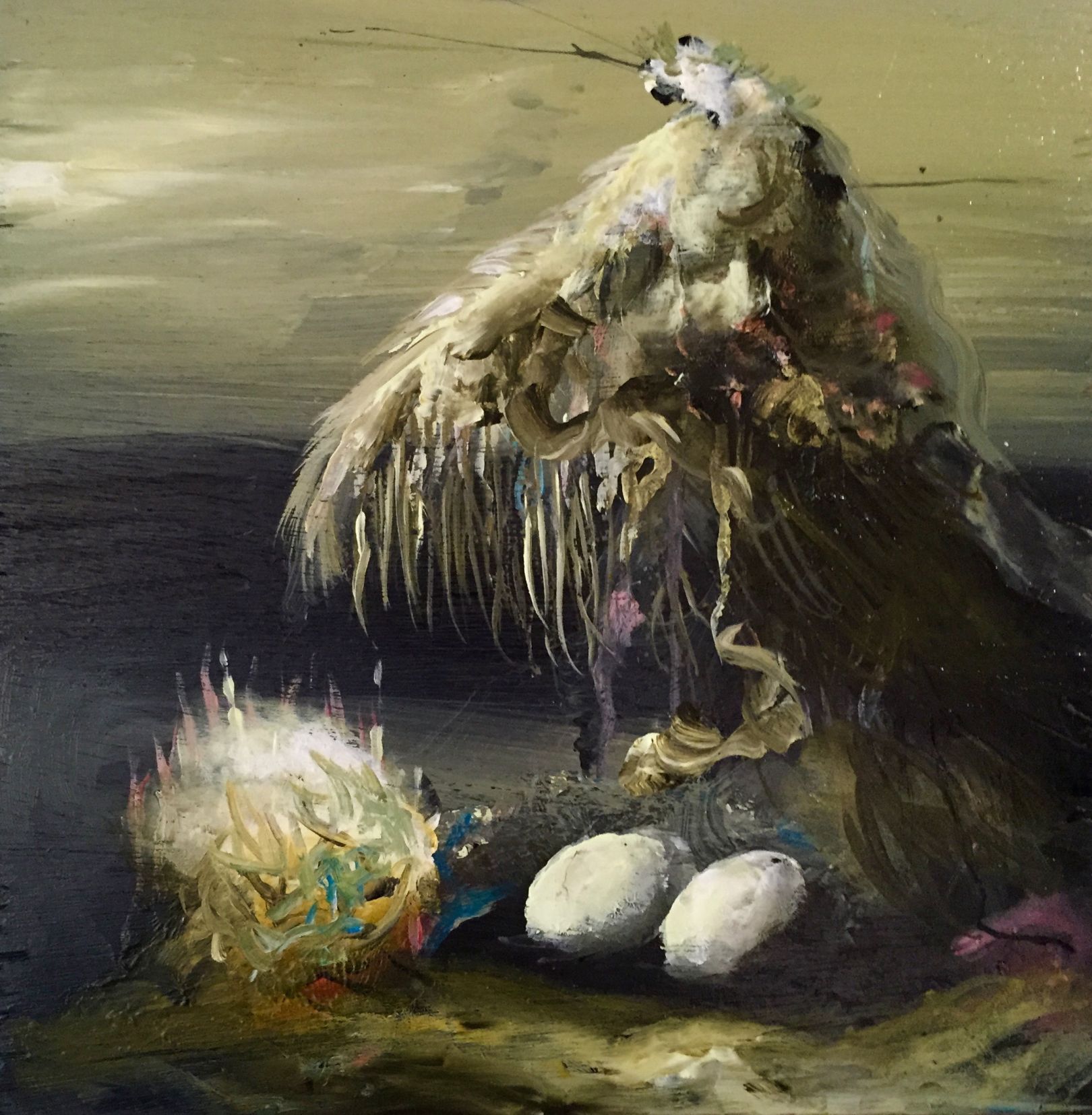 Ian Rayer-Smith's romantic abstract paintings that fuse the figurative ...