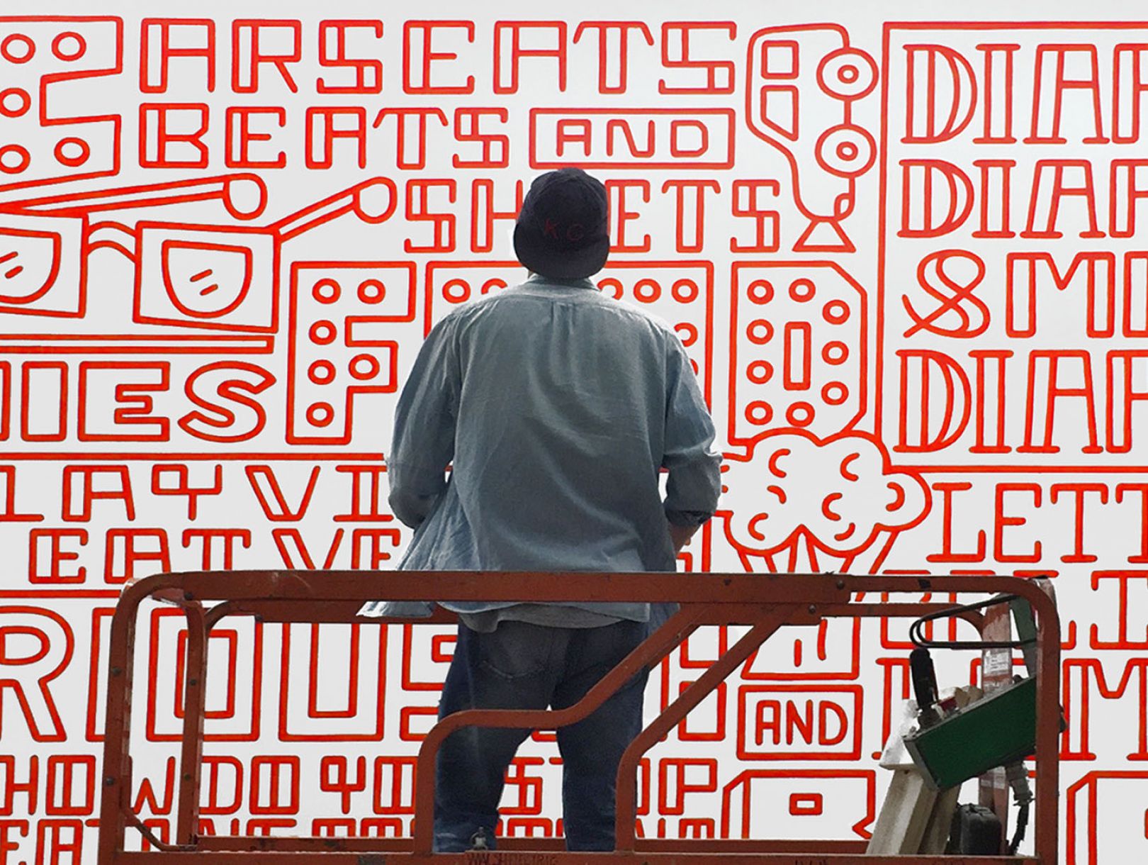 Timothy Goodman's new playful hand-painted typographic murals ...