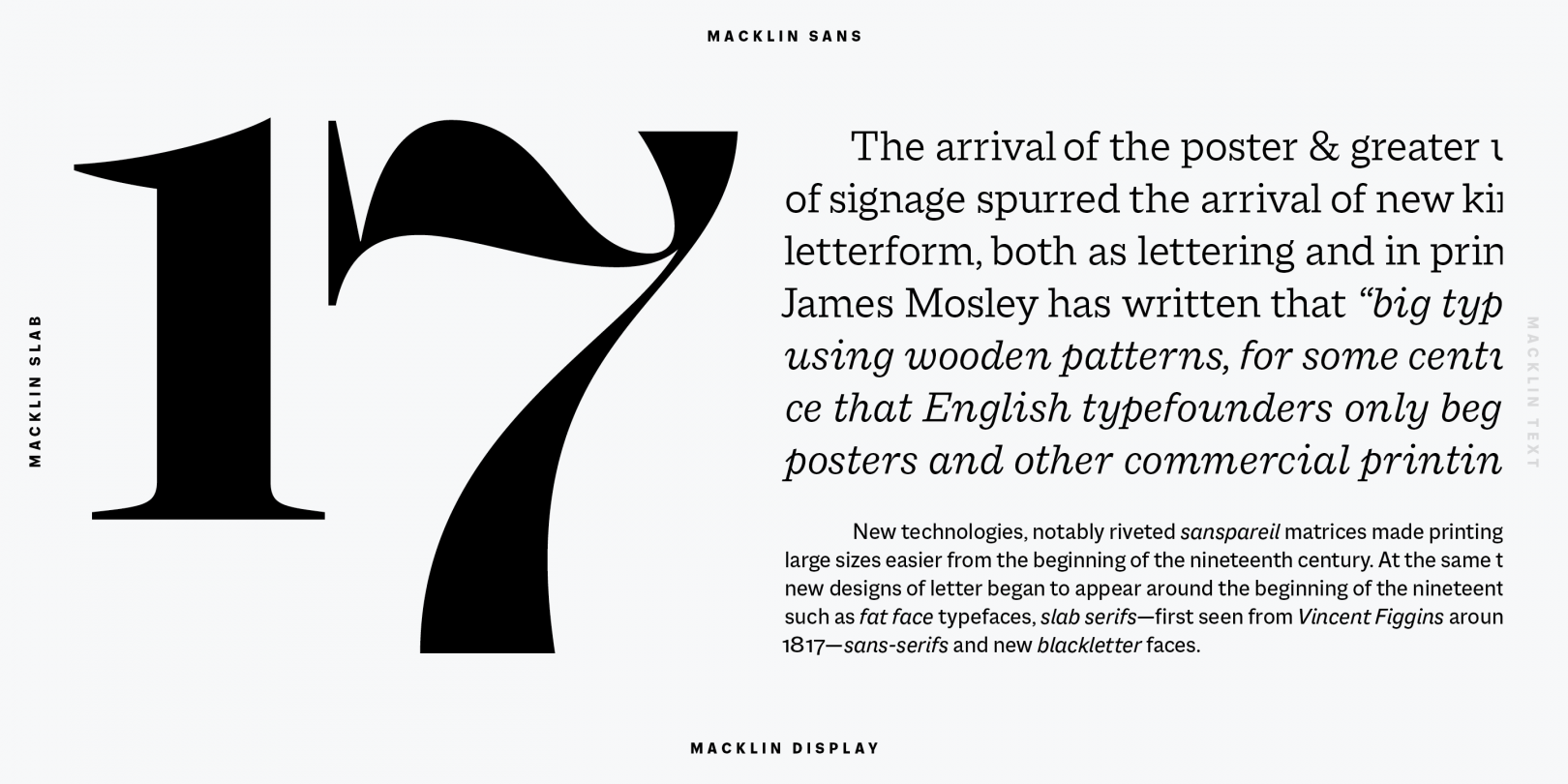 Macklin is a new typeface by Monotype inspired by British typographer ...