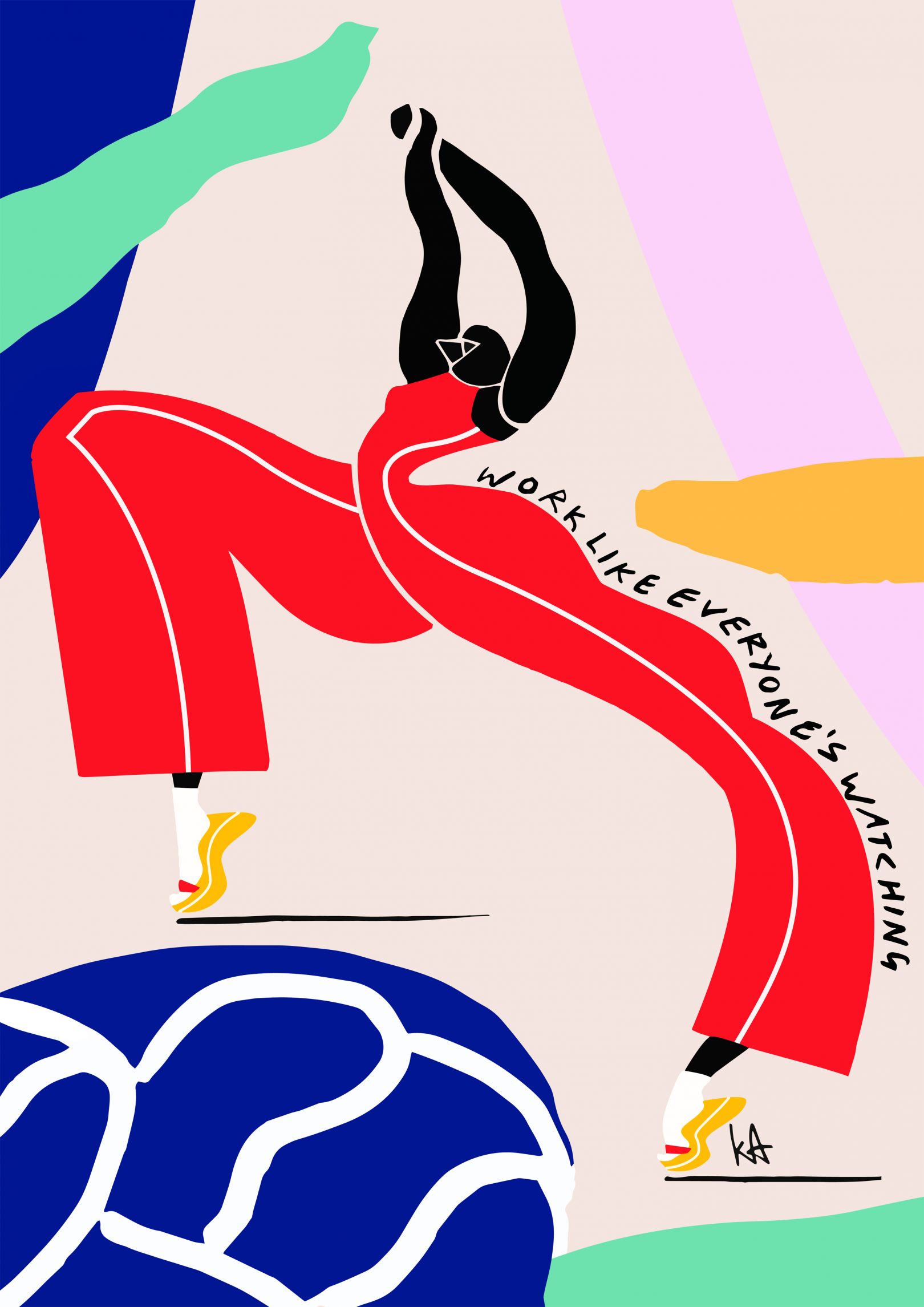 Designer Kelly Anna's bold and confident figurative works with ...