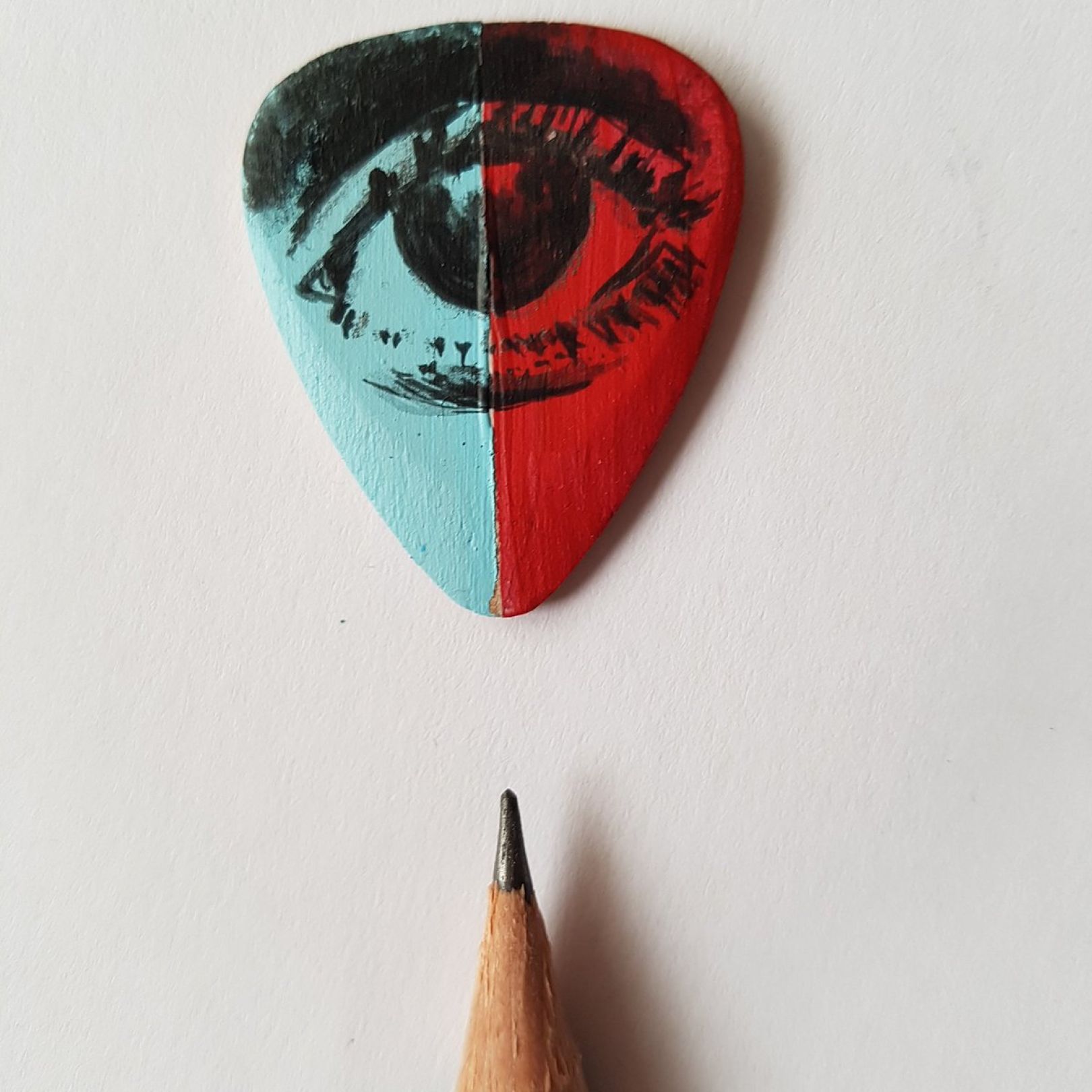 Honey, I shrunk my artwork: introducing Art on a Plectrum | Creative Boom