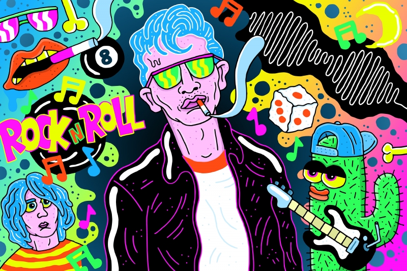 Sam Taylor's gritty, bold and purposefully silly illustrations ...