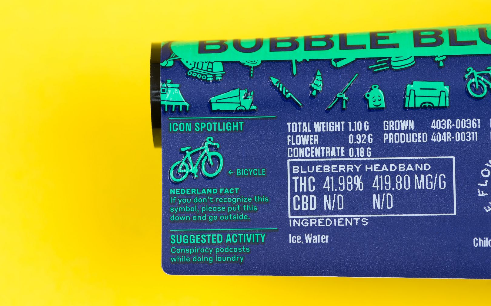 The Flower Collective branding is inspired by a 'cannabis-induced state ...