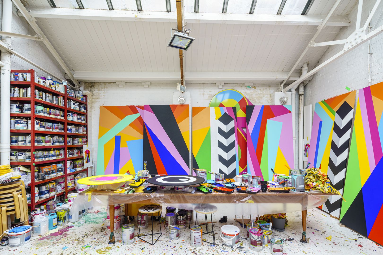 Morag Myerscough's latest street installation hopes to give Parisians ...