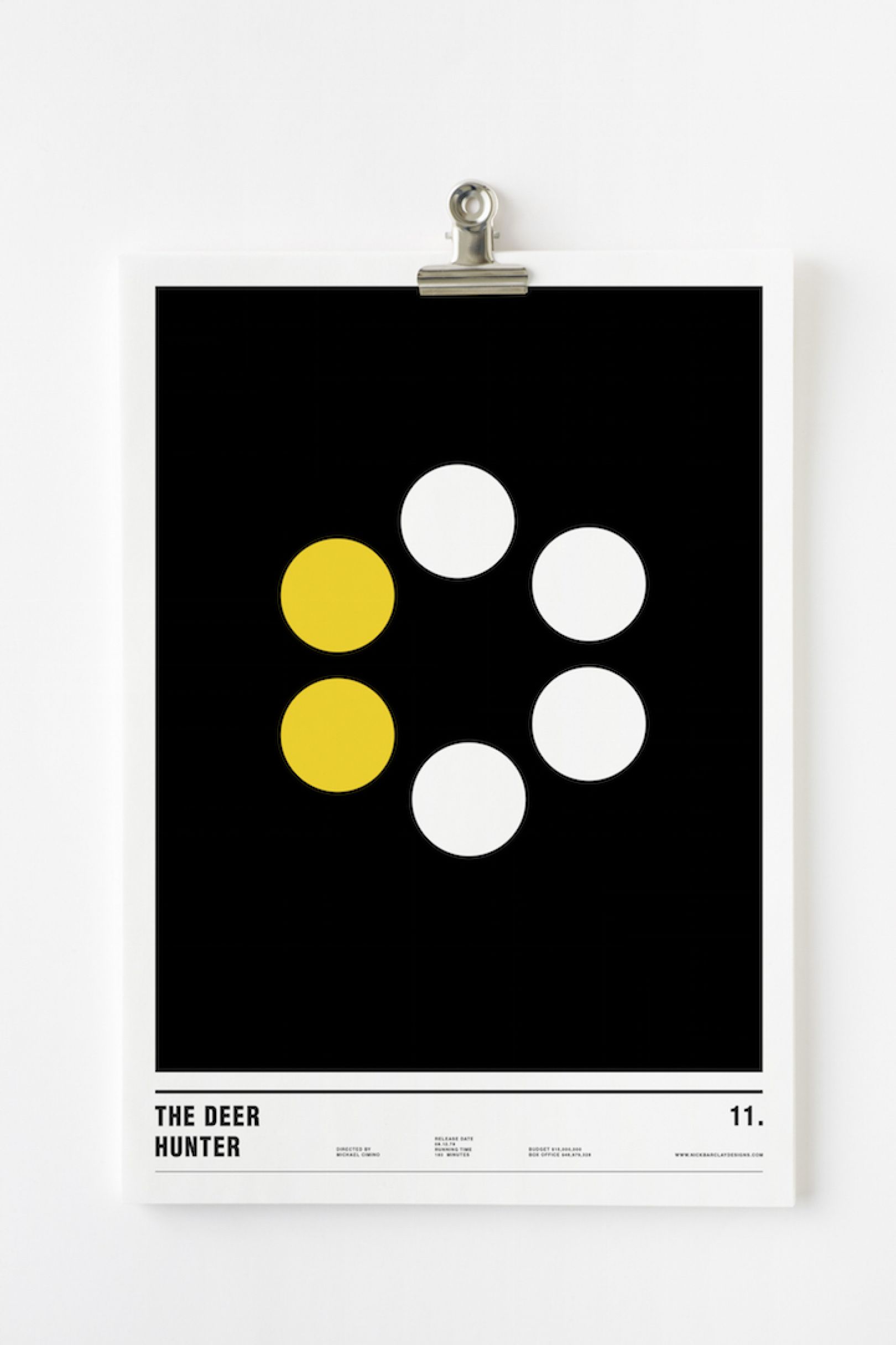 Designer creates minimalist posters of famous movies using only circles ...