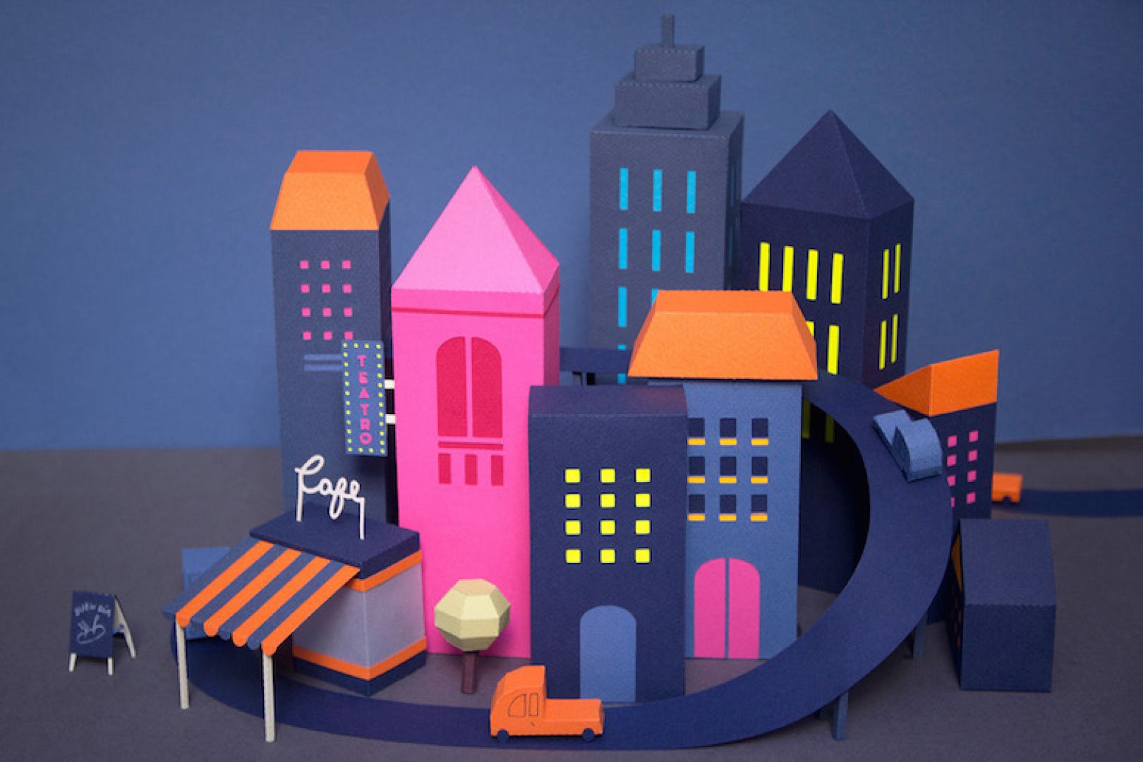 Cute colourful nature scenes crafted entirely out of paper | Creative Boom