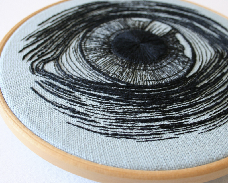 Eye of the Needle: Artist embroiders stunning textile illustrations of ...