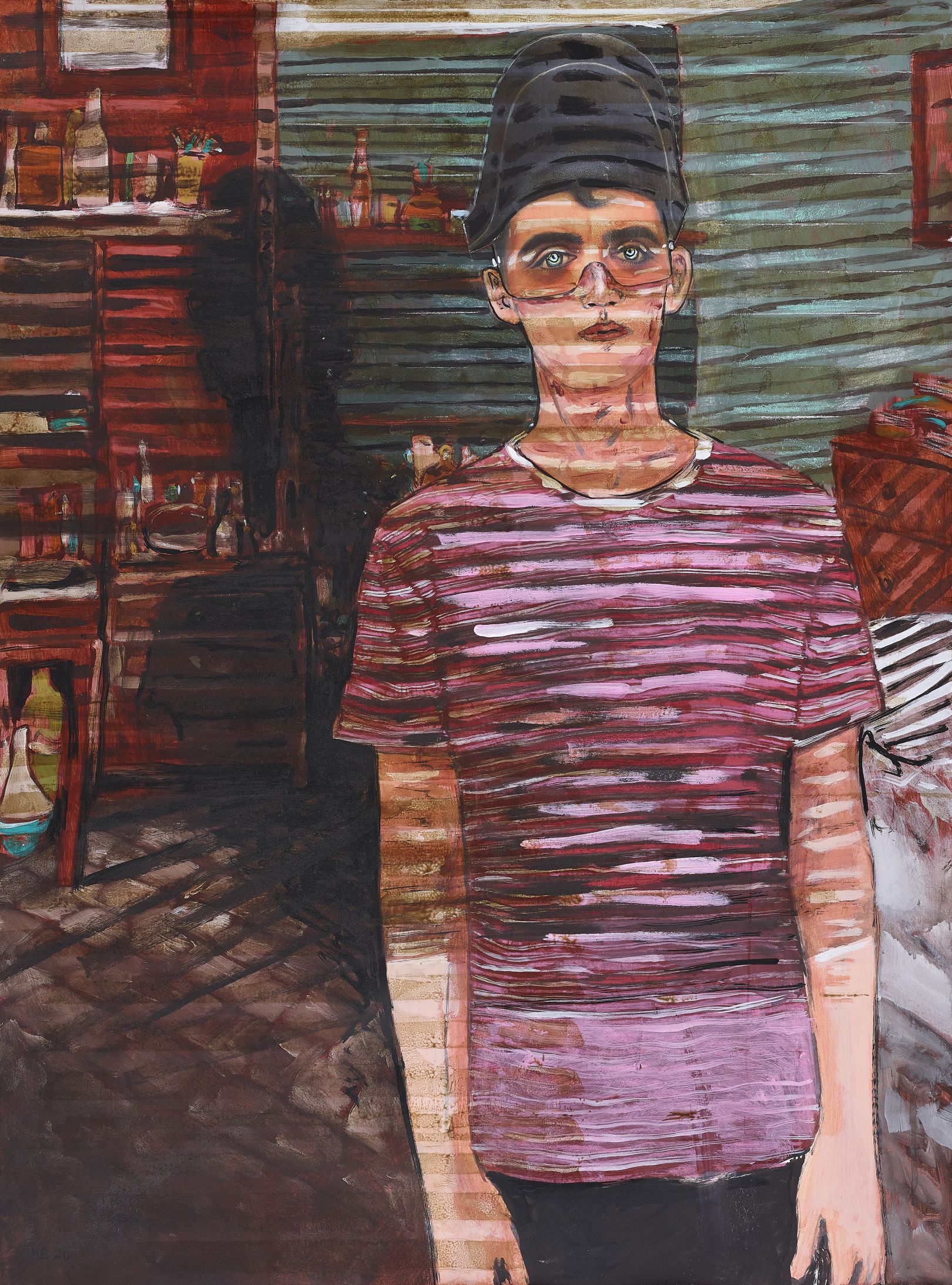 Paintings by Hernan Bas that explore Venice's history of life, death ...