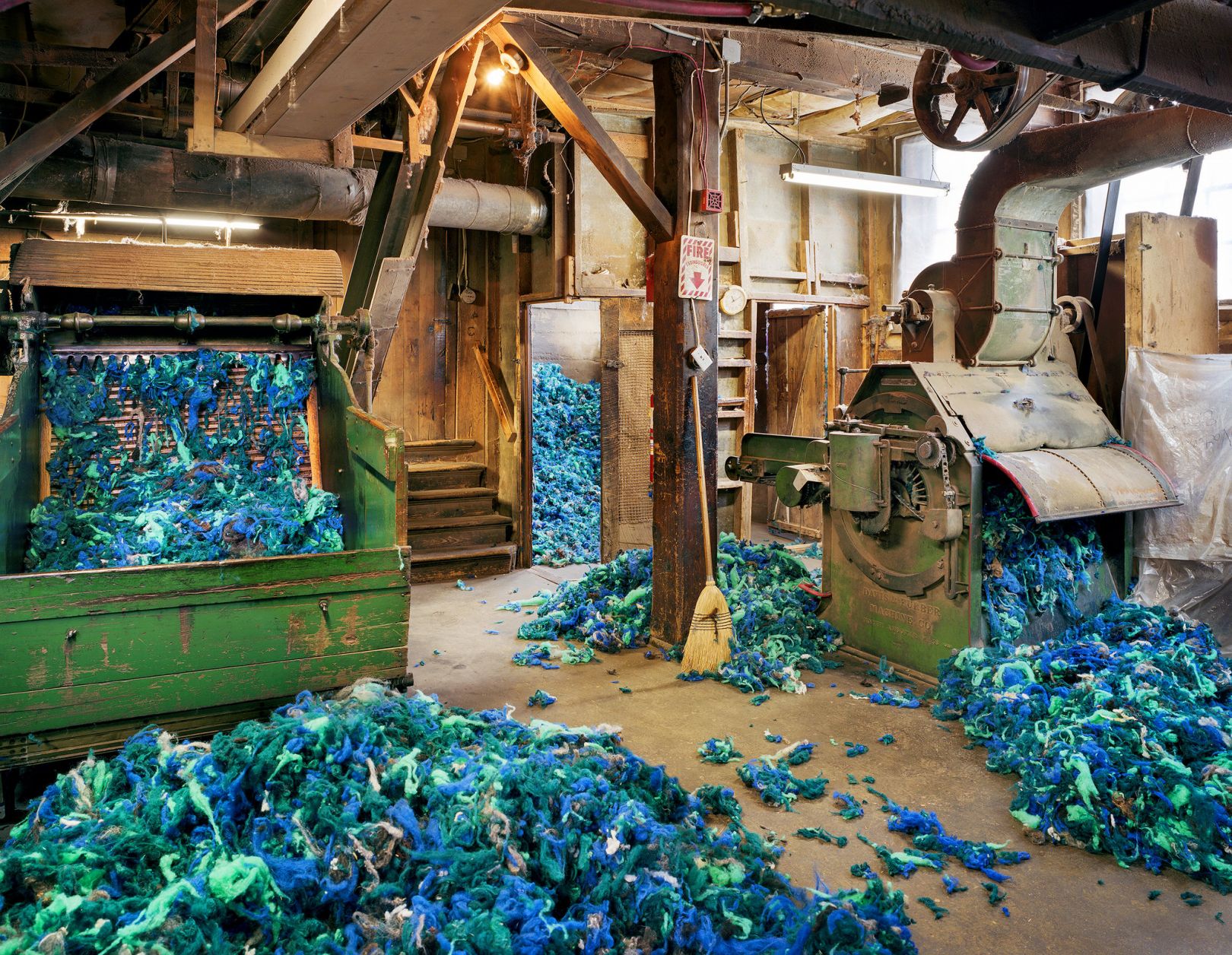 A fascinating peek inside America's colourful textile mills and ...