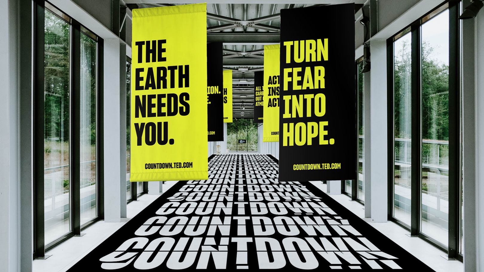 &Walsh's branding for TED Countdown reminds us that time is ticking on ...