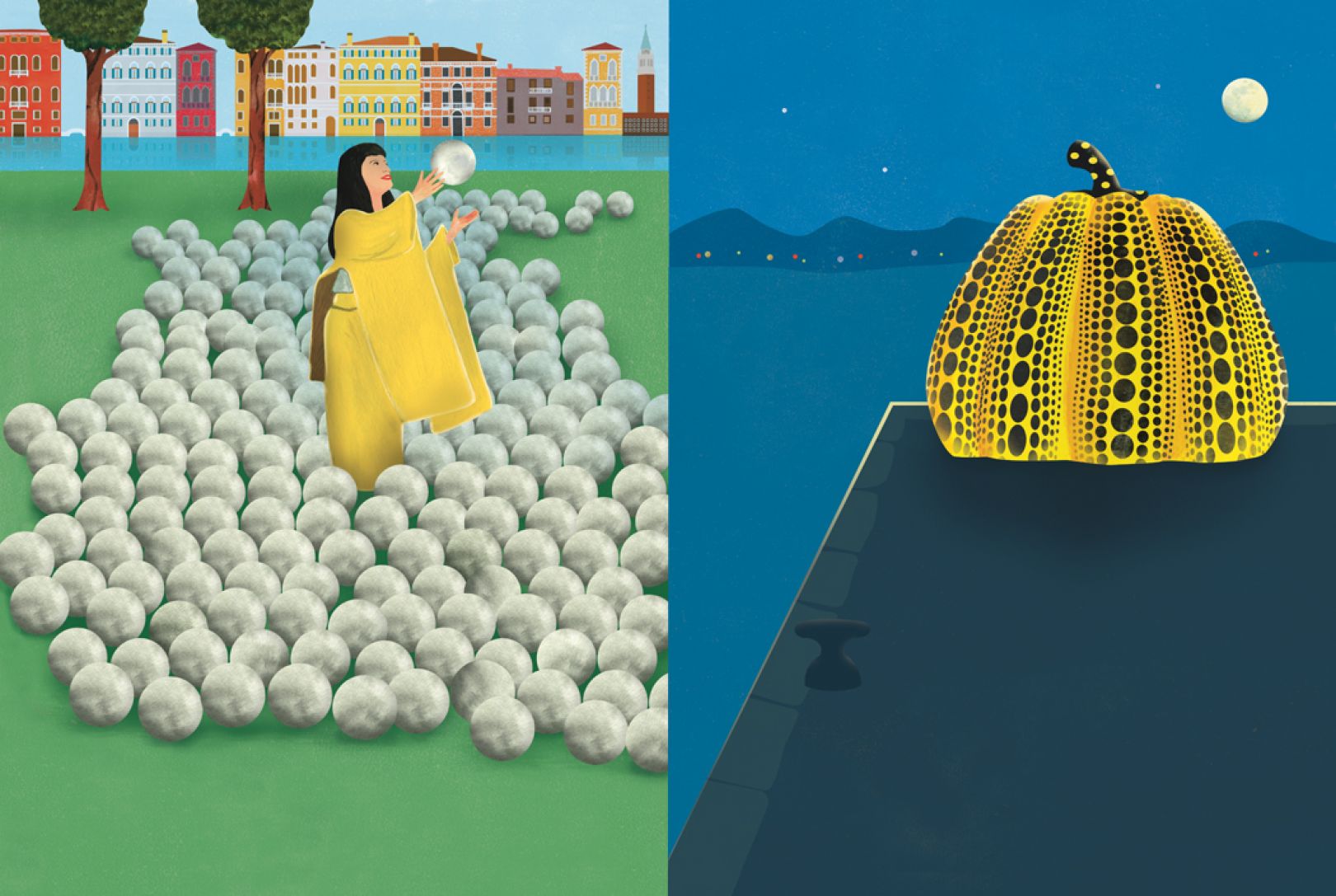 Ellen Weinstein's gorgeous illustrations for new children's book Yayoi ...