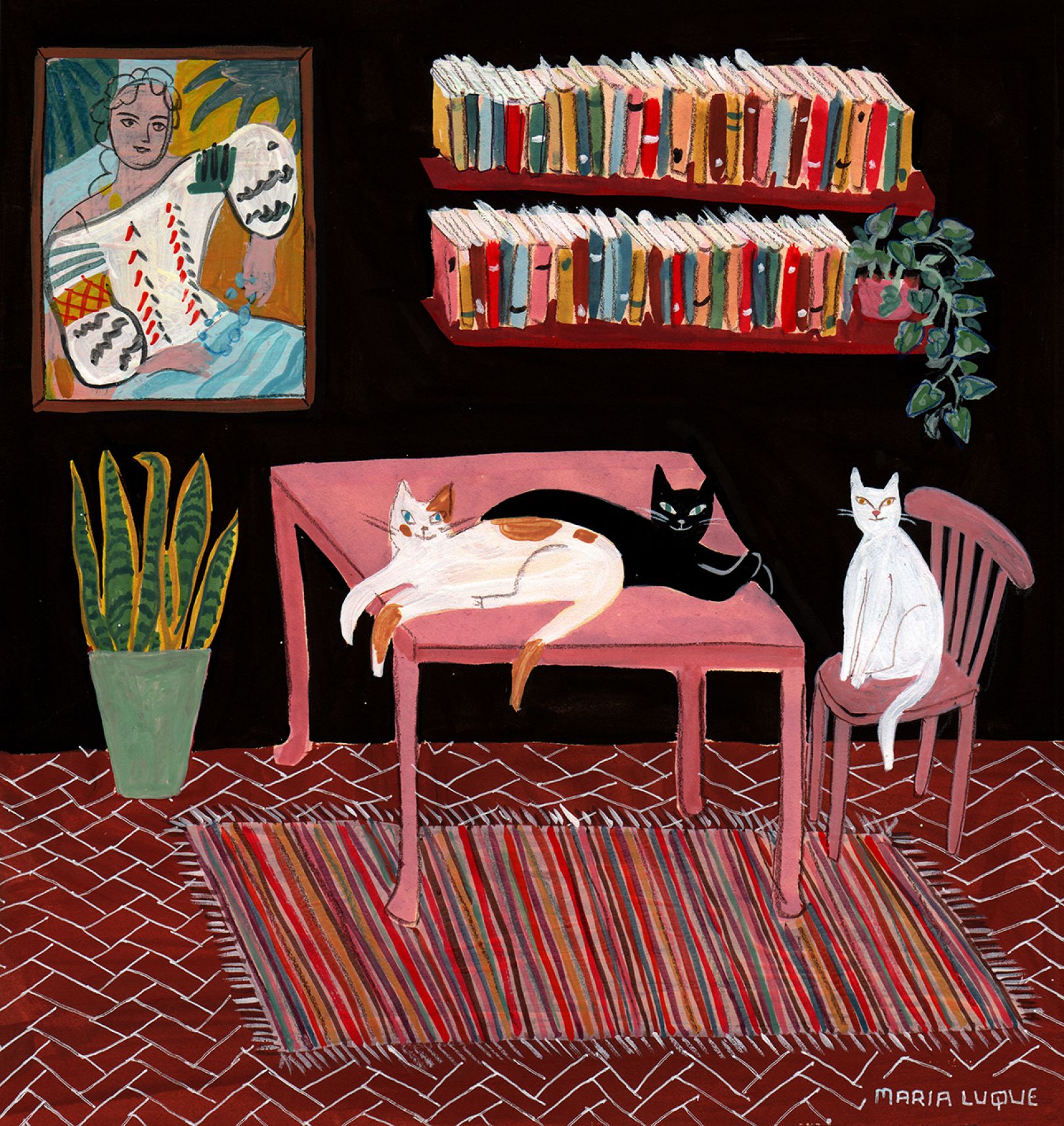María Luque's rich and colourful illustrations that reveal life in ...