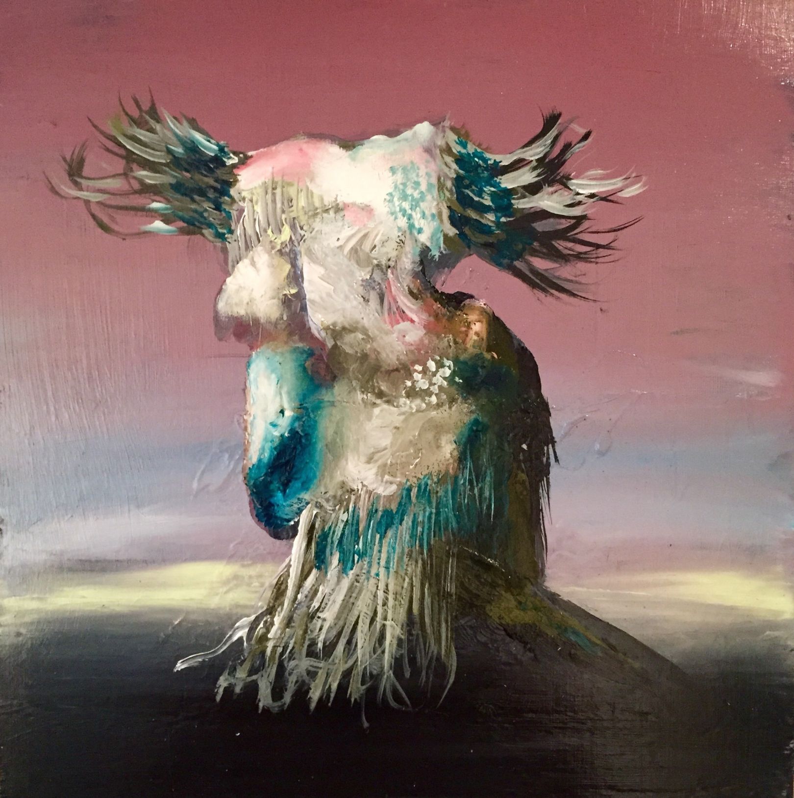 Ian Rayer-Smith's romantic abstract paintings that fuse the figurative ...