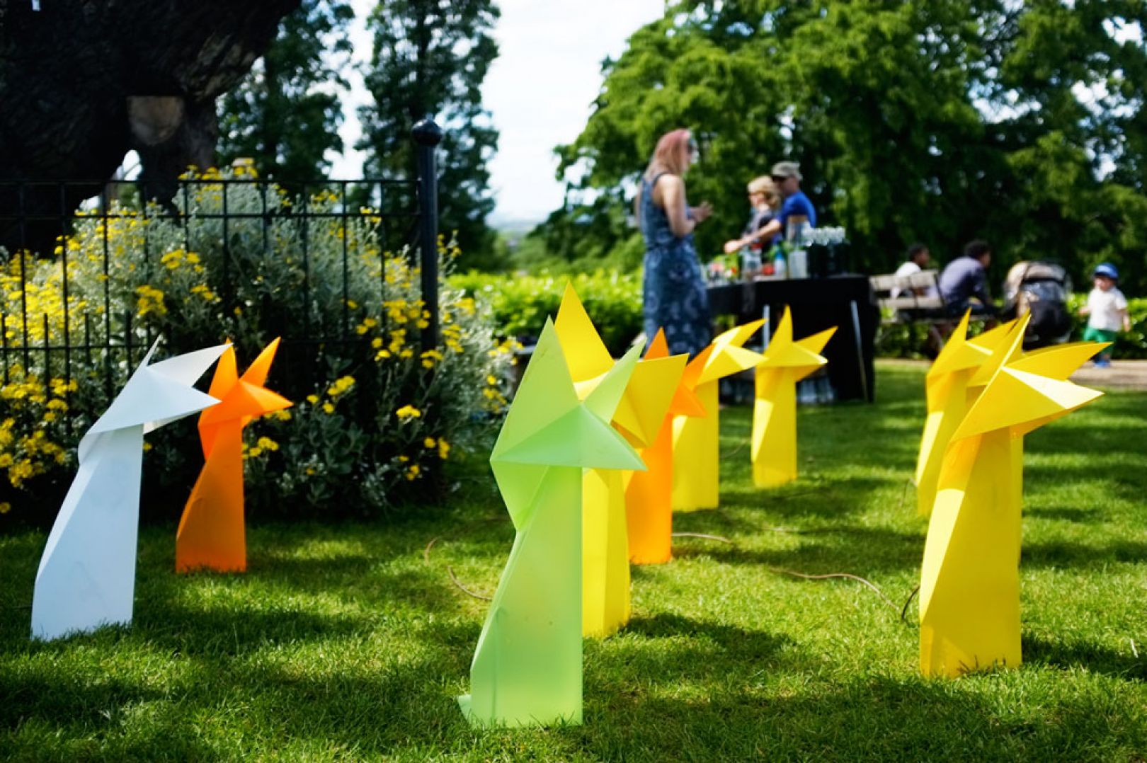 Roborigami: Giant origami robots transform public spaces into playful ...