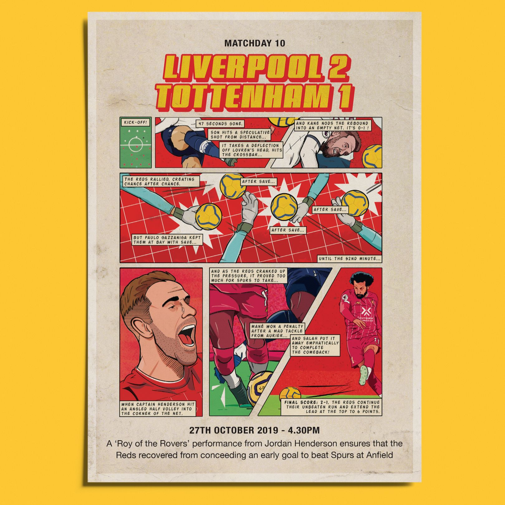 Dave Will's illustrated Liverpool FC postcards that celebrate the ...