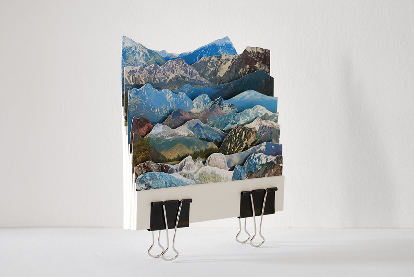 Magnificent collaged 3D landscapes made out of old postcards | Creative ...