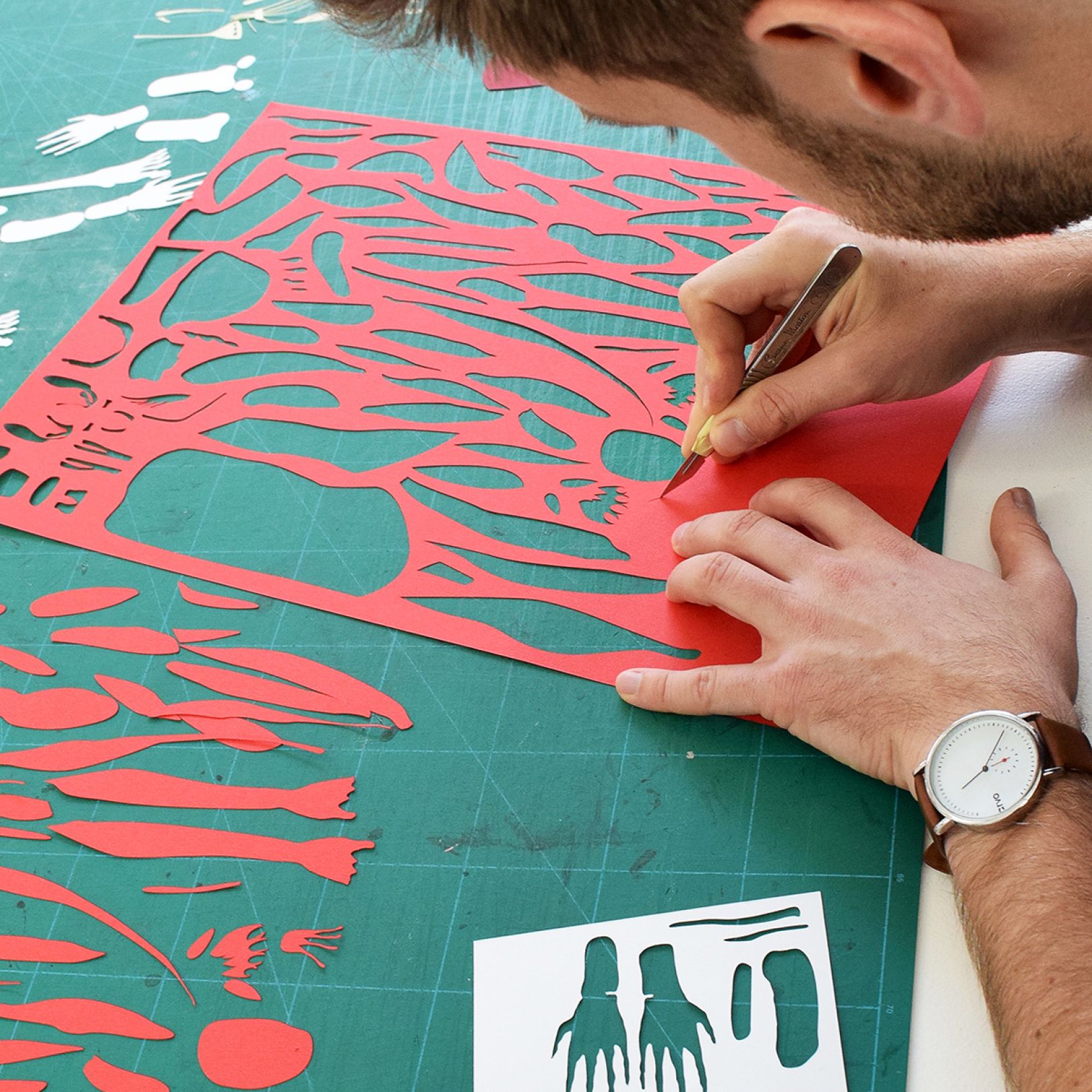 My Amazing Body Machine: Paper-cut artworks of the human anatomy ...