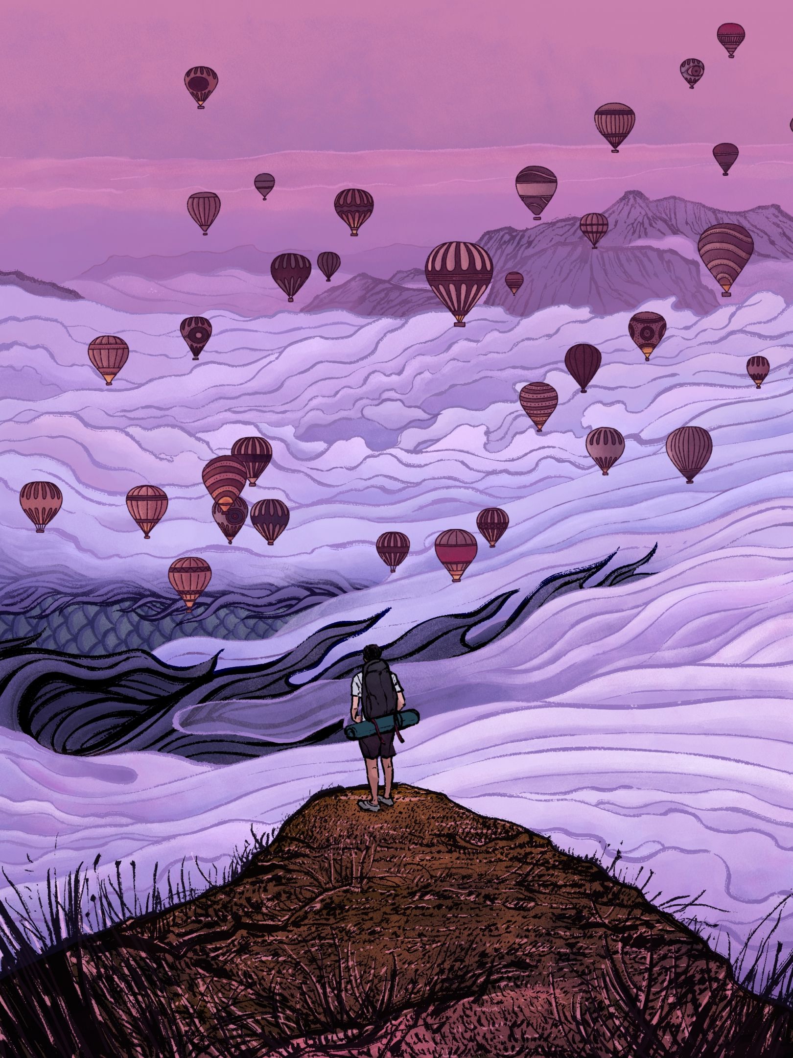 Illustrator Jason Lyon is flying high in 2021 | Creative Boom