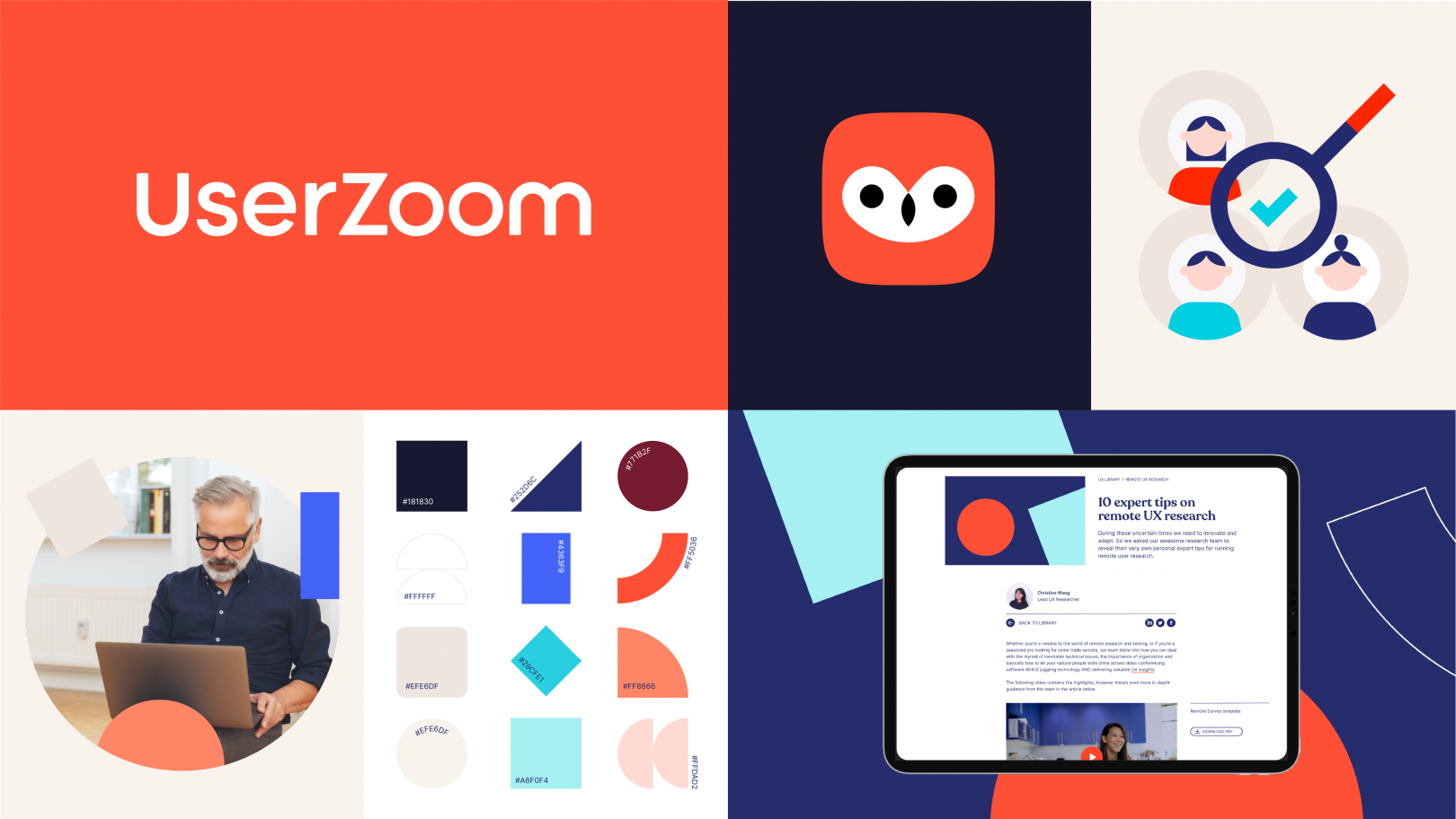 How & How's identity for UserZoom adds warmth and wisdom to the UX firm ...